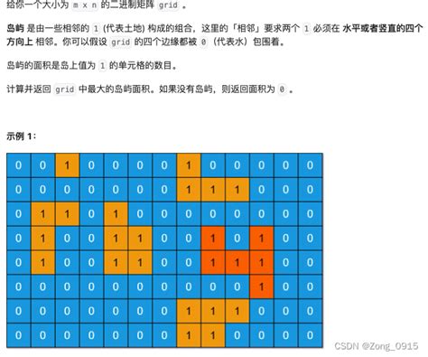 想要精通算法和sql的成长之路 岛屿数量和岛屿的最大面积 sqlisland csdn博客