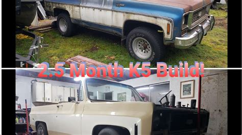 K5 Blazer Gets Garage Paint Job Transformation Youtube