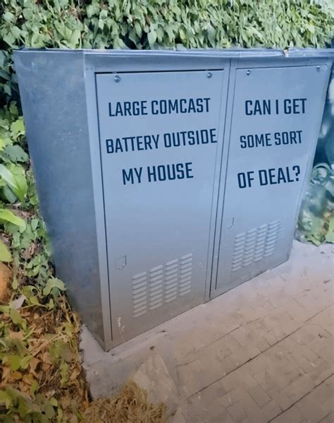 Big Green Comcast Box In Front Of My House Rcomcastxfinity