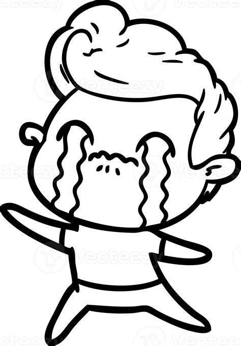 Cartoon Man Crying Icon 40817839 Png