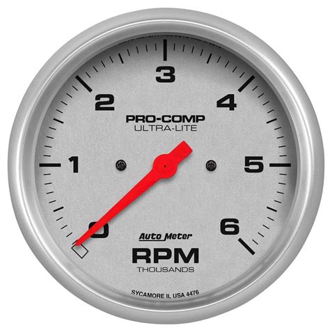 Auto Meter Ultra Lite Series Tachometer Au4476