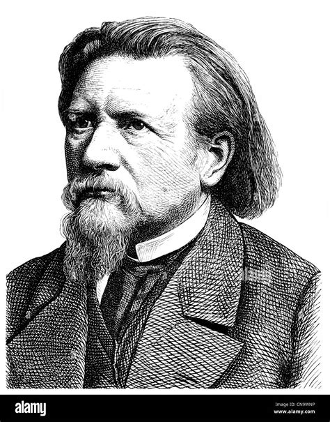Historische Zeichnung 19 Jahrhundert Karl Ferdinand Gutzkow 1811 1878 Ein Deutscher