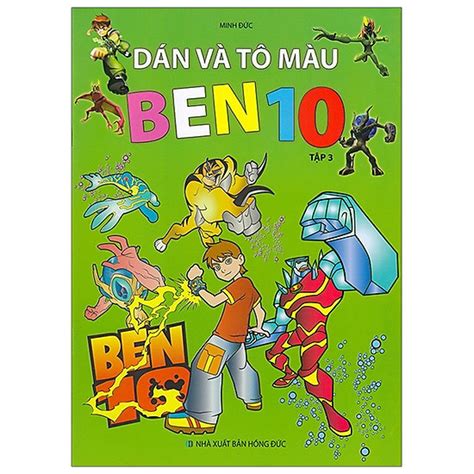 Sách Dán Và Tô Màu Ben 10 Tập 3 Web Sách Hay