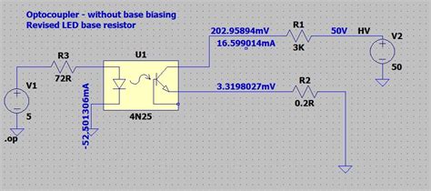 Solved Driving Darlington Opto Coupler Led For Maximum Saturation