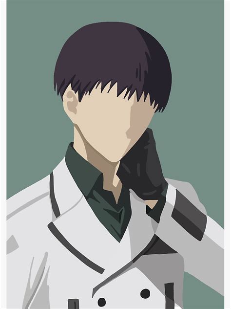 Tokyo Ghoul Kuki Urie Fan Art Art Print Minimalistic Design Art