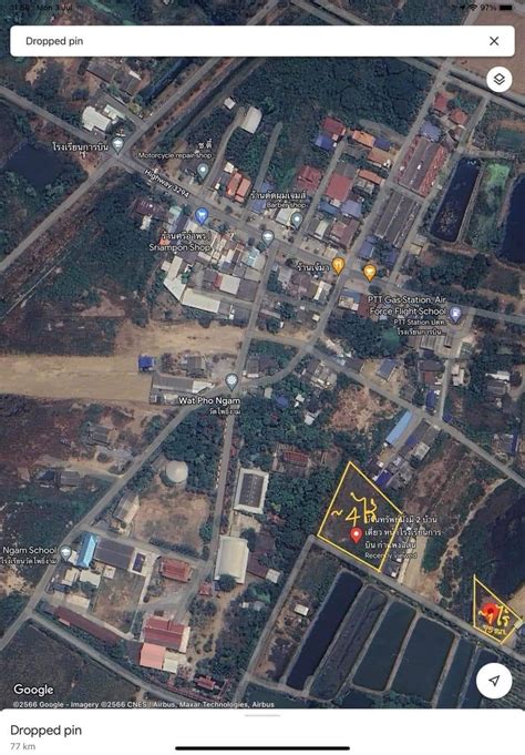 ที่ดินสวยใกล้มากโรงเรียนการบินกำแพงแสน 1 หรือ 2 หรือ 4 ไร่ ที่ดินร้อยแปด คอม