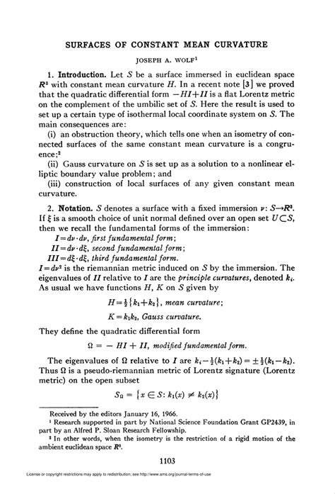 Pdf Surfaces Of Constant Mean Curvature