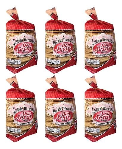 6 Pack Tostadas Horneadas Don Jesús Guerrero Chuy Acapulco Envío Gratis