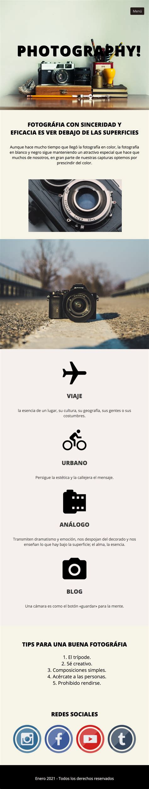 Mi Proyecto Del Curso Desarrollo Web Responsive Con Html Y Css Domestika