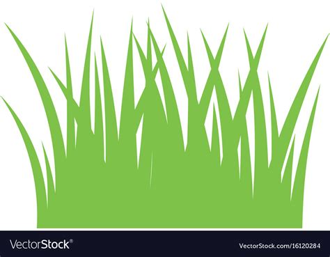 Fragment Of A Green Grass Royalty Free Vector Image