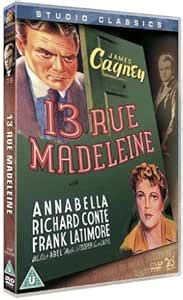 13 Rue Madeleine Dvd 1946 Uk James Cagney Annabella