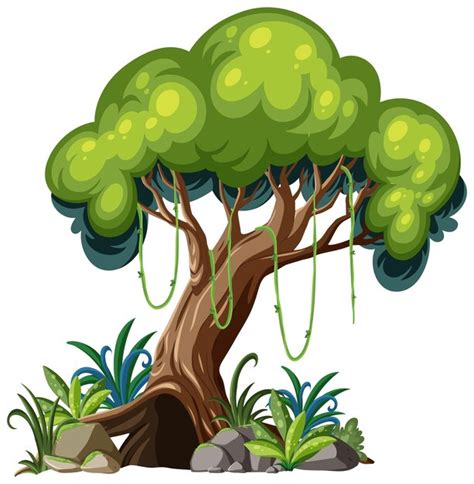 Jungle Bush Clip Art