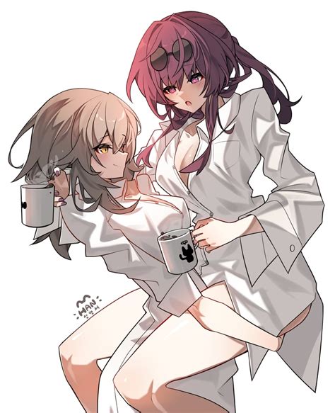 Trailblazer Stelle And Kafka Honkai And 1 More Drawn By Tipang