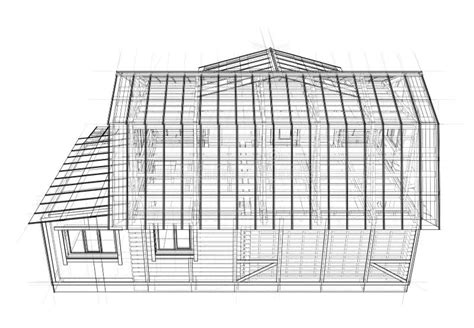 House Sketch Vector Rendering Of 3d Stock Vector Illustration Of Apartment Project 145916346