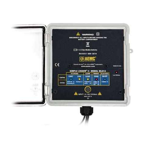 AEMC ML Four Input TRMS Flex Datalogger
