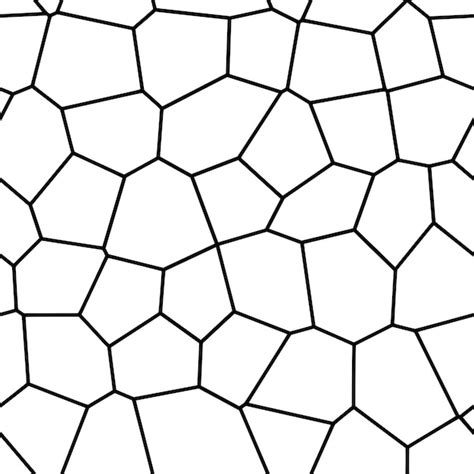 Premium Vector Seamless Pattern Mosaic Cellular Structure Vector Design