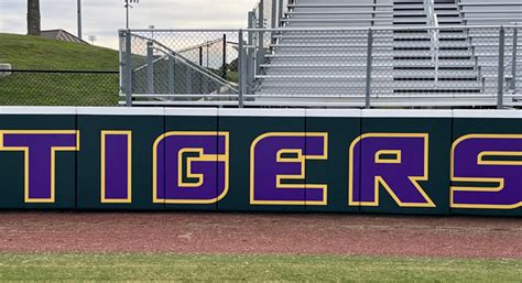 Lsu Softball Tiger Park Stadium Padding Field Wall Pads