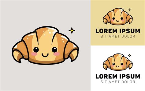 Plain Croffle Standing Cheerfully On White Background 66881379 Vector