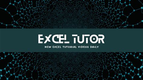 Excel Tutorial