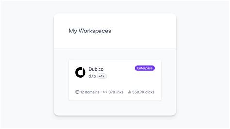 Introducing Workspaces Dub