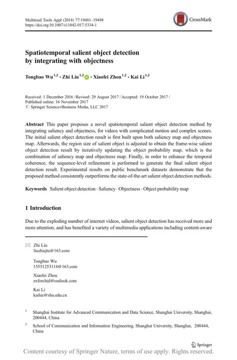 Spatiotemporal Salient Object Detection By Integrating With Objectness