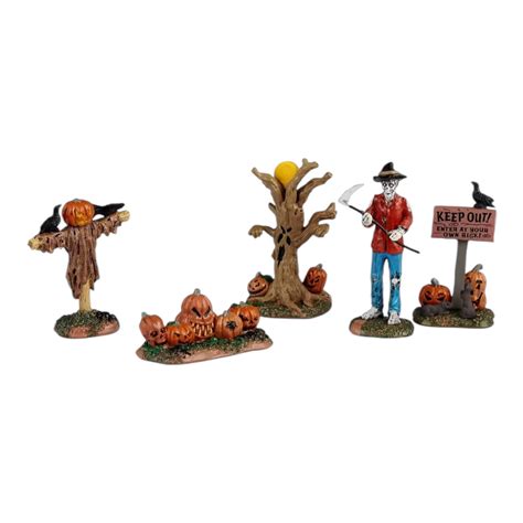 Creepy Pumpkin Patch 52513 Lemax Spooky Town Eerie Emporium