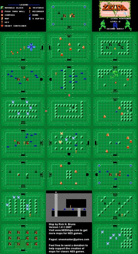The Legend Of Zelda Second Quest Level 2