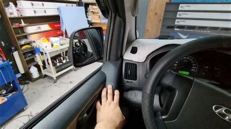 2012년식 그랜드스타렉스 수동접이 사이드미러를 전동접이 사이드미러미러열선 개조하기 Youtube