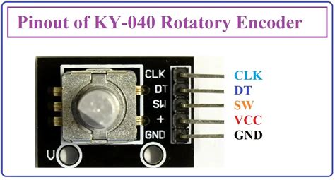 ky 040 and arduino rotatory encoder wiring and code