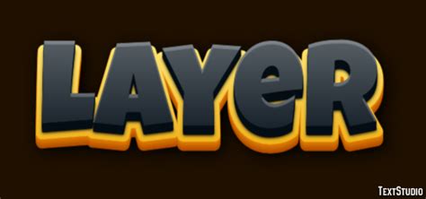 Layer Text Effect And Logo Design Word