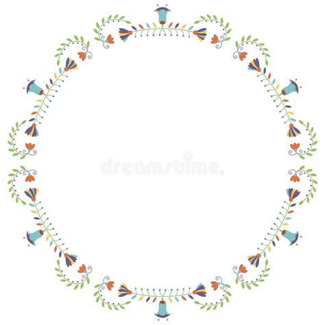 фольклорная рамка шаблон дизайна для приветствия поздравительной карточки приглашения на