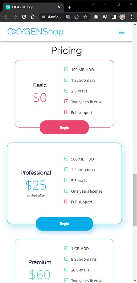 GitHub Damiansebastians OXYGENShop Project Landing page desde un diseño de Figma con