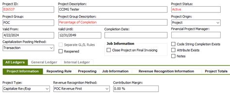 Revenue Recognition With Poc Method Manual Ifs Community