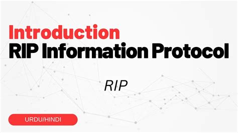 Introduction To Rip Understanding The Basics Of Routing Information Protocol Urduhindi Youtube
