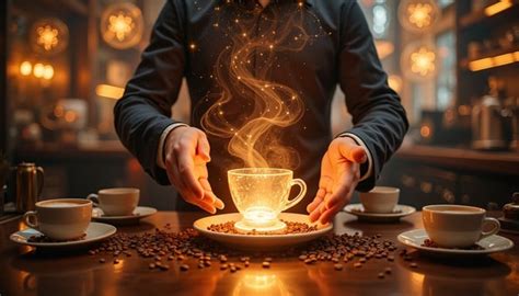 Free Magical Coffee Experience Image Magical Coffee Golden