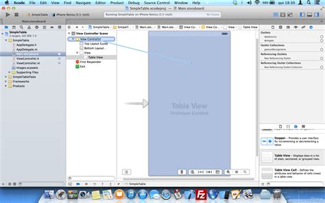 Tutorial Ios Criando Uma Uitableview No Xcode 5 Usando Storyboard
