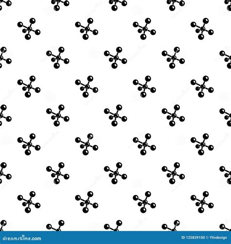 Molecule Chemistry Pattern Seamless Stock Illustration Illustration