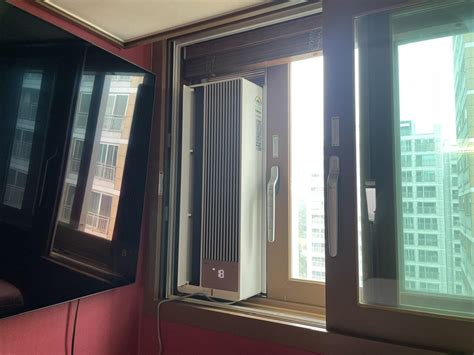 엘지 창문형 에어컨 자랑합니다 Dvdprime