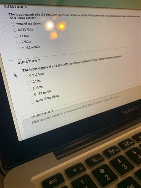 Solved Question B The Input Signals Of A 12 Bits Adc Are