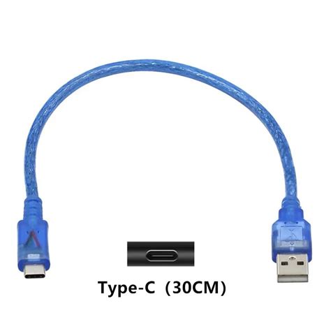 สาย Usb Type C To Usb ยาว 30cm สำหรับอัพโหลดโปรแกรม Arduino Uno R4 Esp32 Shopee Thailand