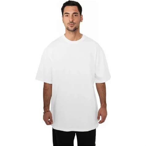 Plain 100 Combed Cotton Mens Round Neck Oversized T Shirt At Rs 235 In Ludhiana