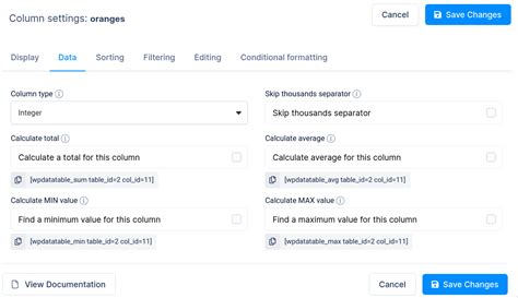 Wpdatatables Shortcodes Wpdatatables Tables And Charts Wordpress Plugin