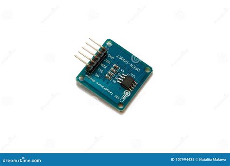 I2c Temperature Sensor Isolated On White Stock Image Image Of Monoxide Temperature 107994435
