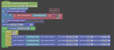 How To Create Procedure To Only Affect Blocks In Front Of You Mcreator