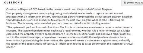 Solved Construct A Diagram DFD Based On The Below Chegg Com