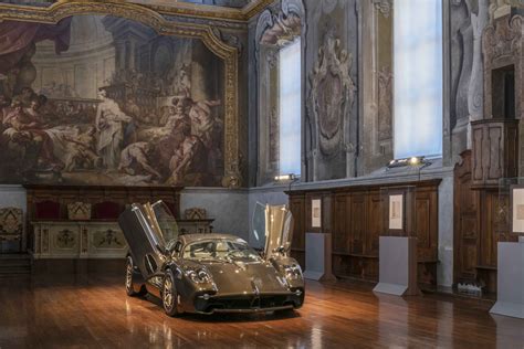 Pagani Utopia Unveiled At The National Science And Technology Museum In Milan Surrounded By