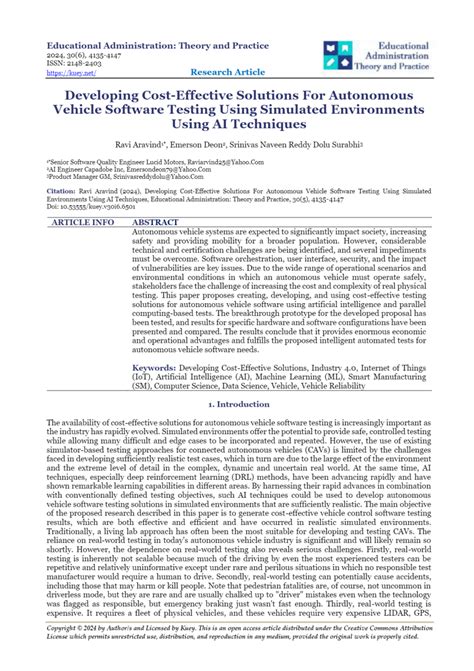 Pdf Developing Cost Effective Solutions For Autonomous Vehicle