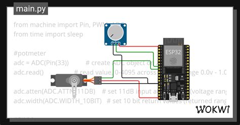 Servomotor Potmeter Eds Copy Wokwi Esp32 Stm32 Arduino Simulator