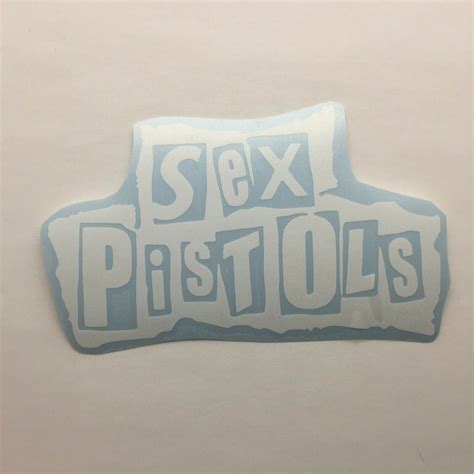 The Sex Pistols Logo Die Cut Vinyl Sticker Classic Punk Hard Rockroll