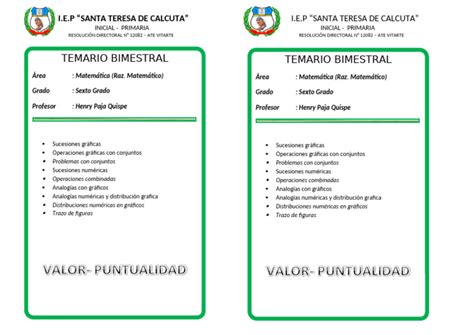 Temariosexto Grado Raz Matematico Pdf Temariosexto Grado Raz Matematico Pdf